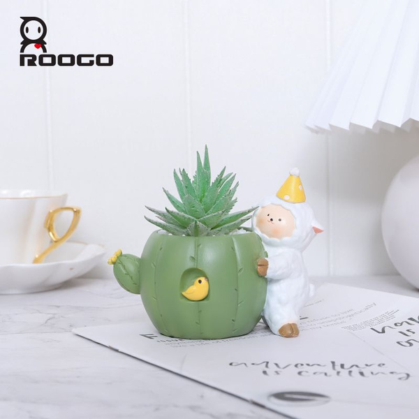 Roogo Горшок для цветов, 10 см х 8 см х 13 см, 0.79 л, 1 шт купить на ...