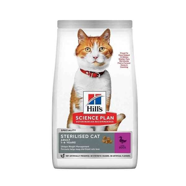 Корм для стерилизованных кошек Hill's Science Plan Sterilised Cat Young ...