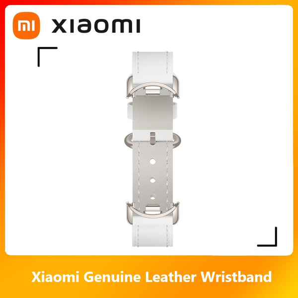 Кожаный ремешок для смарт-часов Xiaomi Mi Band 9/Mi Band 8 Телячья кожа ...