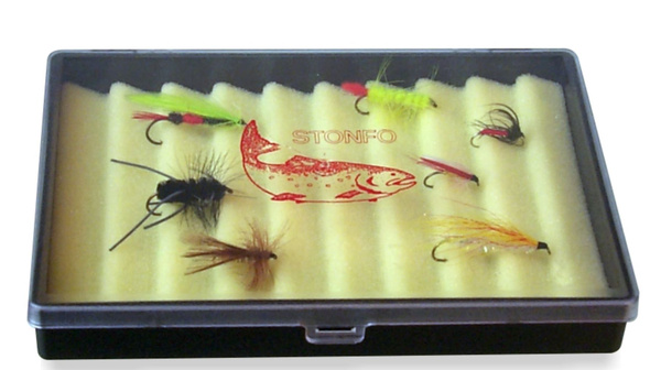 Коробка для мушек из ударопрочного пластика STONFO FLY BOX MAGNUM CLEAR (мушки в комплект не ...