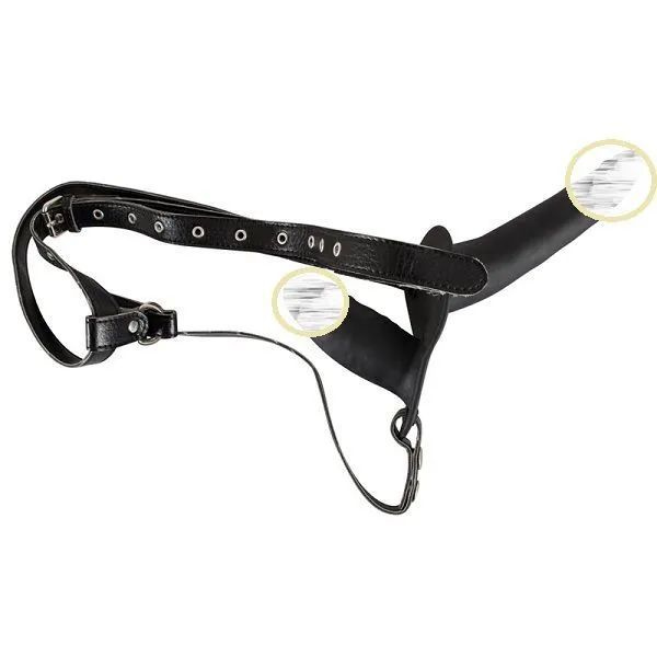 Женский страпон с вагинальной пробкой Double Strap On - 15 см. купить ...