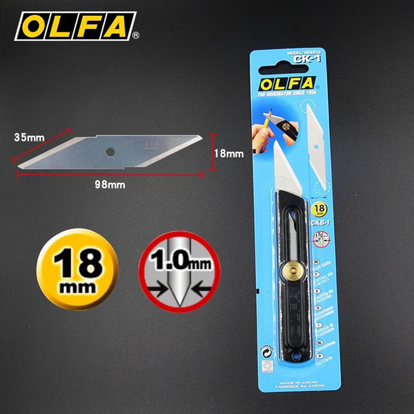 Характеристики OLFA CK-2 хозяйственный металлический корпус, с выдвижным сторонним лезвием, 20мм ...