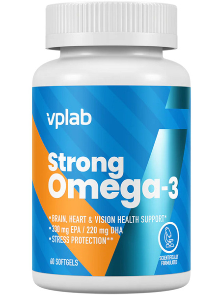 Омега-3 VP Laboratory STRONG OMEGA 3 60 капсул купить на OZON по низкой ...