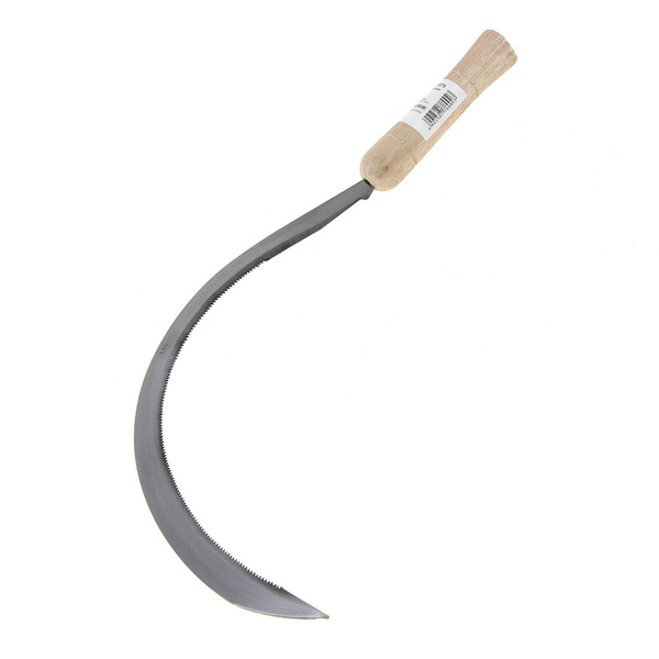 Серп Травник, 16" (40.6 см), толщина лезвия 2 мм, рукоять дерево ...