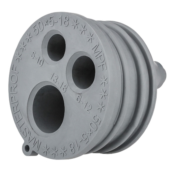 Манжета дренажная MasterProf ИС.131886, d 50 х 5-18 мм, ТЭП, серая - купить с доставкой по ...