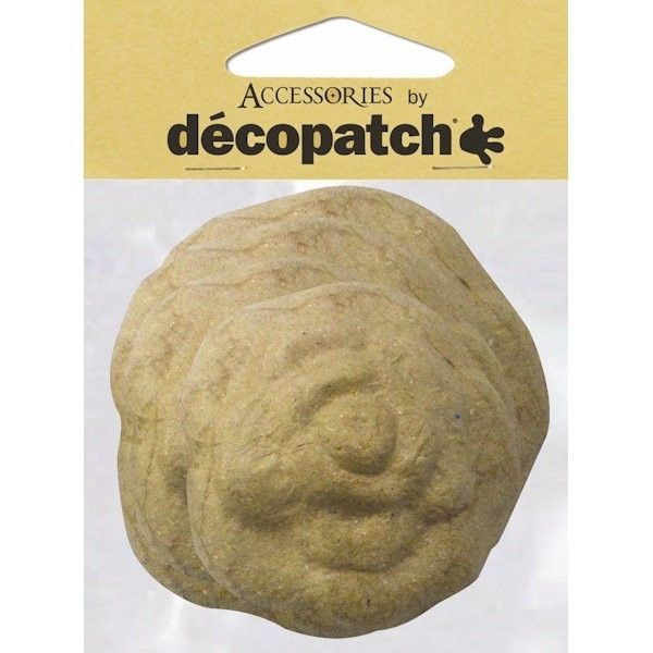 Фигурки из папье-маше Decopatch "4 Цветочка" 0,5х6х6см (AC368) - купить ...