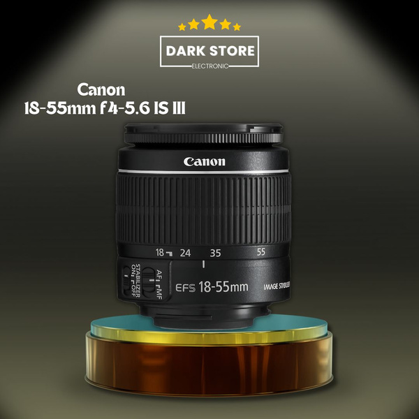 Объектив Canon EF-S 18-55mm f/4-5.6 IS III - купить по выгодной цене в ...