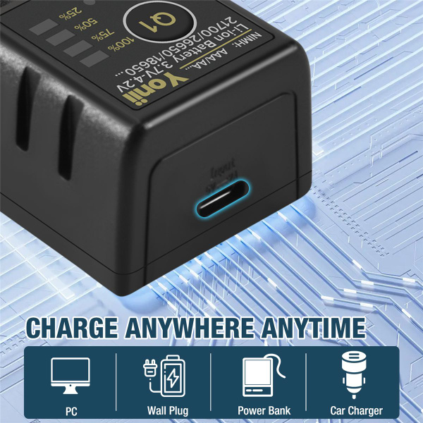18650 Зарядное устройство 26650 Usb Smart Nickel Hydrogen Aa Aaa 21700 ...