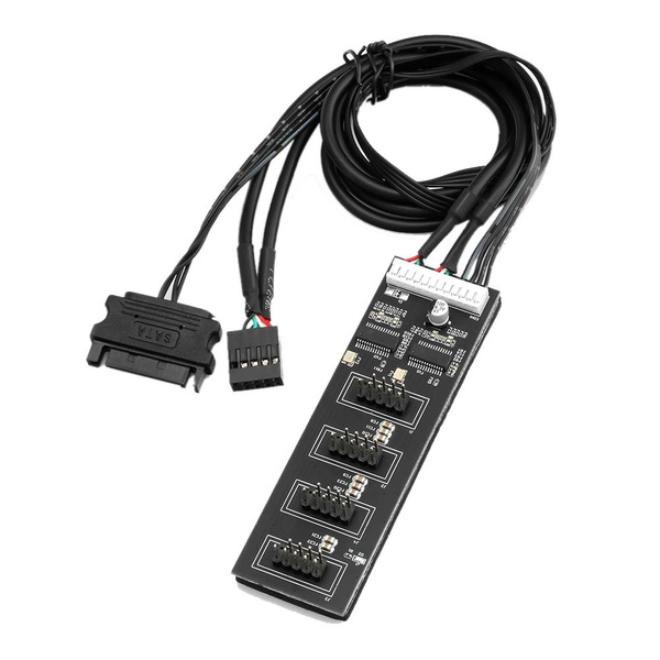 Разветвитель USB 9Pin, разветвитель 2.0 с кабелем питания SATA ...