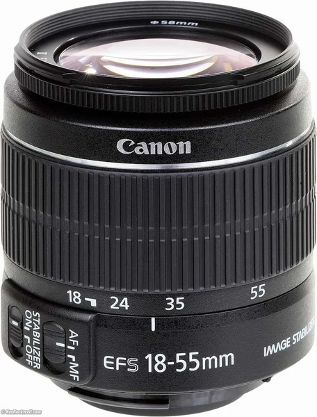 Объектив Canon EF-S 18-55mm f/4-5.6 IS ii - купить по выгодной цене в ...