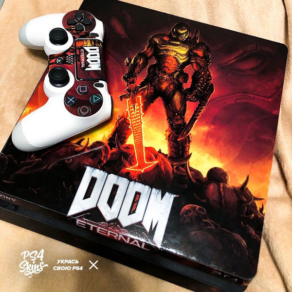 Наклейки на PlayStation4 Slim "Doom" - купить по выгодной цене в ...