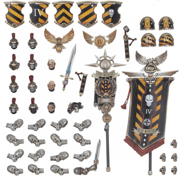 Характеристики Смола Миниатюра Warhammer 30k Legion Command Upgrade Set ...