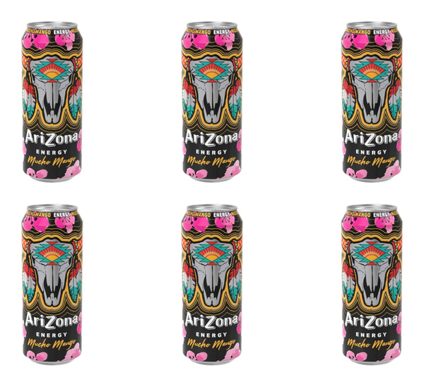 Тонизирующий, газированный Напиток Arizona Energy Mucha Mango со вкусом ...