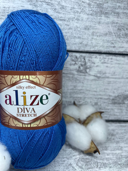 пряжа Alize Diva Stretch - купить с доставкой по выгодным ценам в интернет-магазине OZON ...