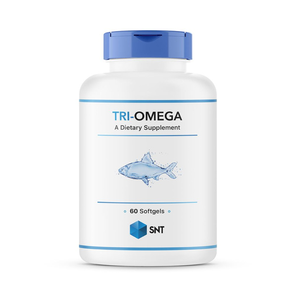 SNT TRI-OMEGA 500/250 Fish oil softgel ТРИ-ОМЕГА Рыбий жир 1470 мг для ...