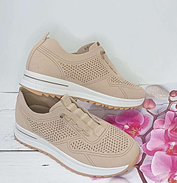 Туфли Женский Madella Микрофибра, размер 36 Без каблука 6 Китай Шнурки Мягкая стелька, Съёмная ...