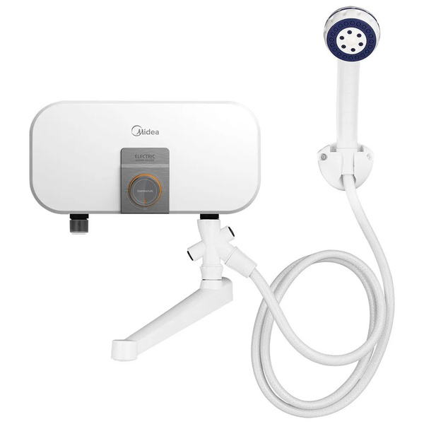 Проточный водонагреватель Midea Infinity MIWH-3500C с краном и душем, 3 ...