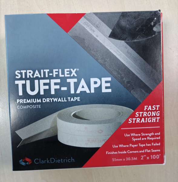 STRAIT-FLEX TUFF-TAPE /ТАФ-ТЕЙП красная угловая армирующая композитная лента 51мм*30,5м - купить ...