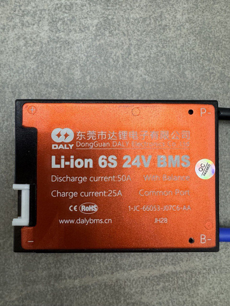 BMS плата daly Li-ion 6s 24V 50A купить на OZON по низкой цене (1705001150)