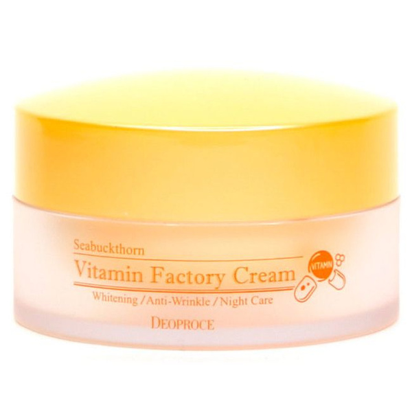 DEOPROCE VITAMIN FACTORY CREAM Антивозрастной крем для лица с маслом ши ...