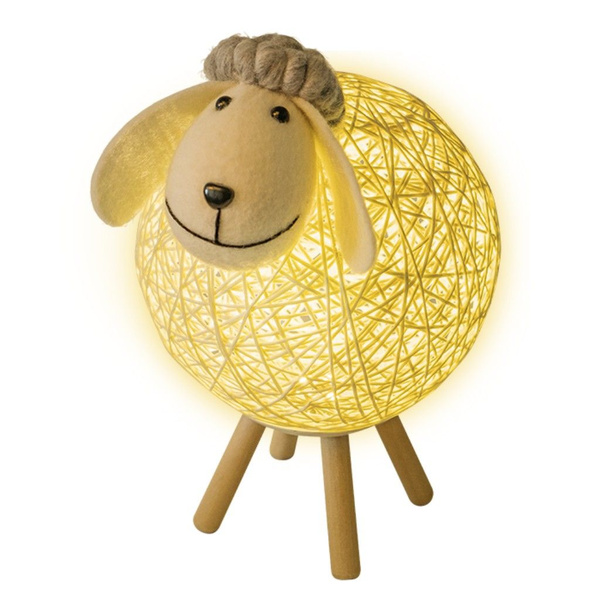 Светильник светодиодный 3 Вт, JazzWay, детский, с USB, JS3-Lamb, Овечка ...