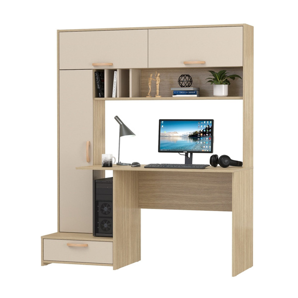 Письменный стол Моби М24 Лайт 03 243 150х57х180 см купить по выгодным ценам в интернет