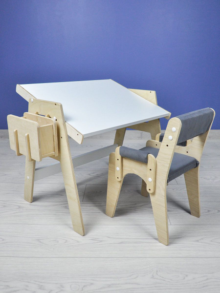 Детский растущий стул и стол мольберт с ящиком и подушками RuLes купить ...
