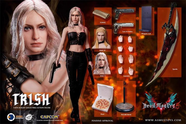 Коллекционная фигурка Devil May Cry Trish подвижные фигурки(30CM ...