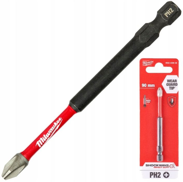 Бита ударная PH2х90 Milwaukee Shockwave 4932430856 купить на OZON по ...