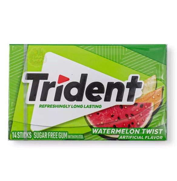 Жевательная резинка Trident Watermelon Twist 27 г, США купить на OZON по низкой цене (1718494264)