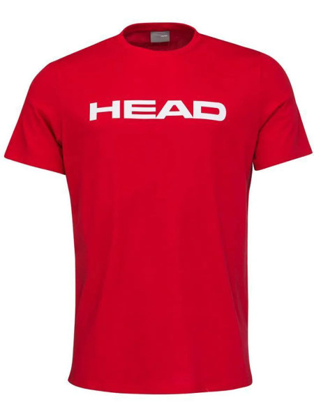 Футболка HEAD, размер 46, 48, цвет красный, 63% хлопок; 37% полиэстер ...