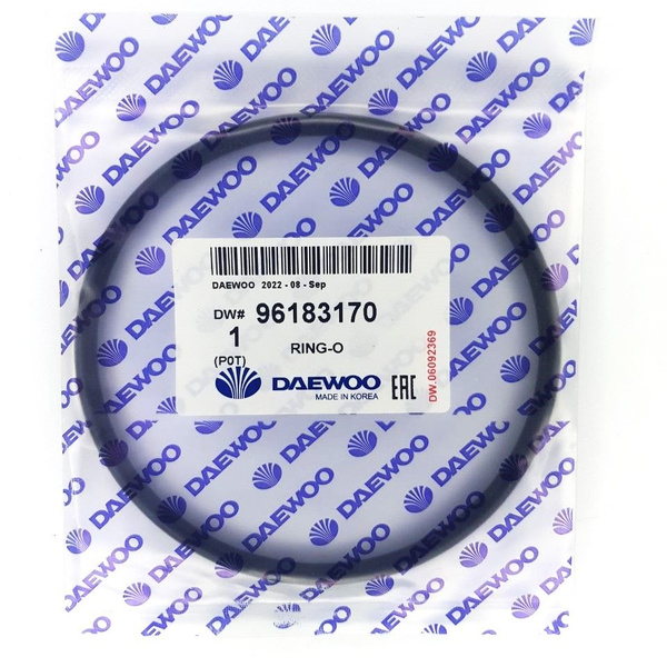 Кольцо уплотнительное DAEWOO 96183170(в упаковке 1 шт.) купить на OZON ...