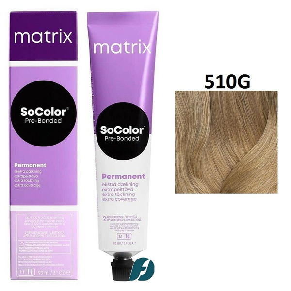 Matrix SoColor Extra Coverage 510G Крем-краска стойкая для волос Очень ...