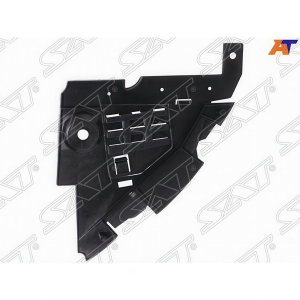 Защита под бампер левая для Рено Логан 2 2013-2018, Renault Logan 2 SAT ...