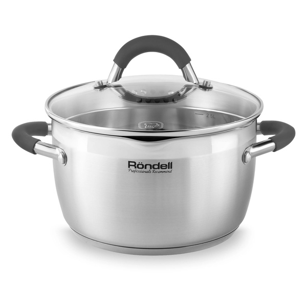Rondell Кастрюля с крышкой 24 см., 5.7 л., Flamme RDS-025 купить на ...