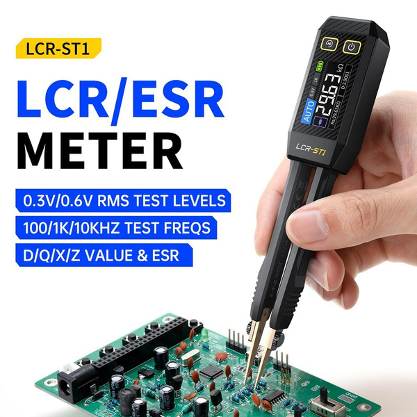 Цифровой пинцет FNIRSI LCR-ST1 10 кГц LCR-метр-пинцет, мини-интеллектуальный SMD-тестер купить ...