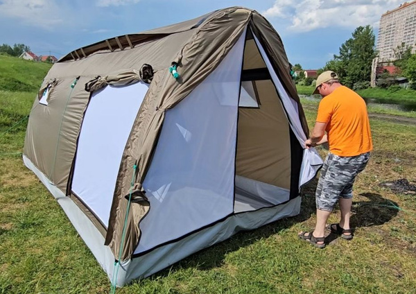 Палатка 3-местная ANNKOR TVB-400 купить c доставкой на OZON по низкой цене (1030726280)