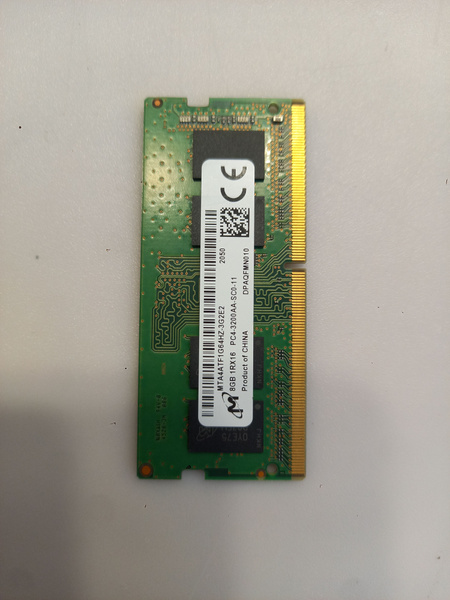 Модуль оперативной памяти Micron МОДУЛЬ ПАМЯТИ DDR4 SODIMM 8Gb PC4 ...