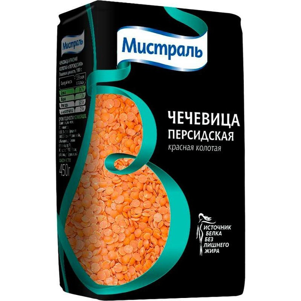Чечевица Мистраль Персидская красная колотая 450 г купить на OZON по ...