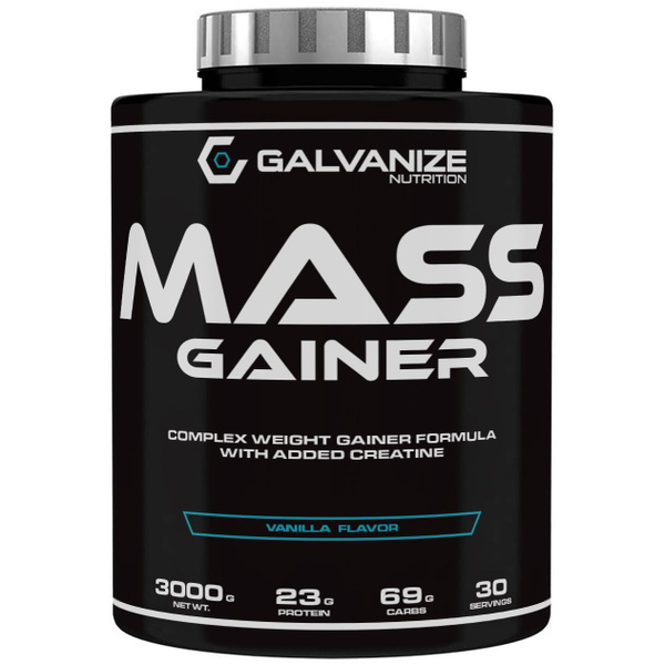 Гейнер Galvanize Nutrition Mass Gainer - 3000 г, ваниль купить на OZON по низкой цене (1768372675)