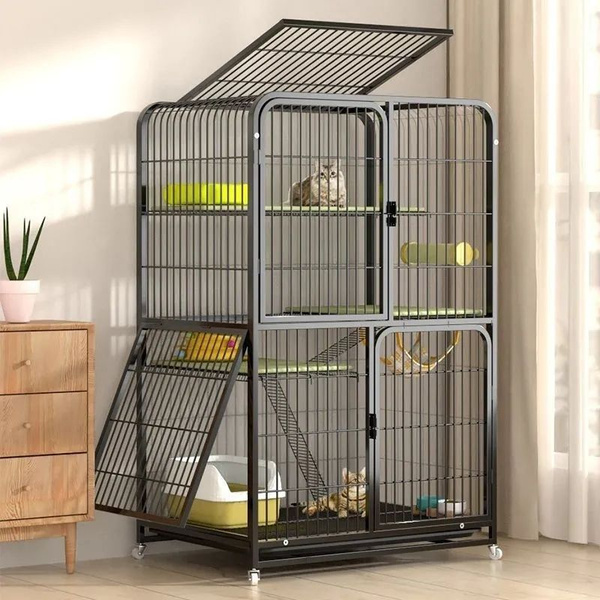 Большая клетка для домашних животных /71x55x137 см купить на OZON по ...