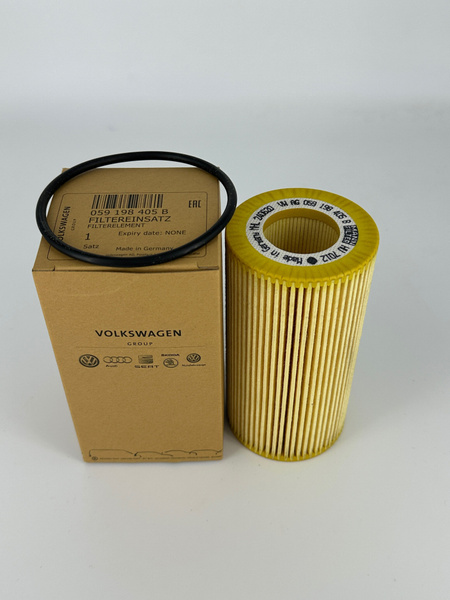 Фильтр масляный двигателя VAG 059 198 405 B купить на OZON по низкой ...