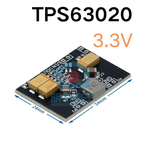 TPS63020 модуль питания: Auto buck-boost 2,5 В, 3,3 В, 4,2 В, 5 В ...
