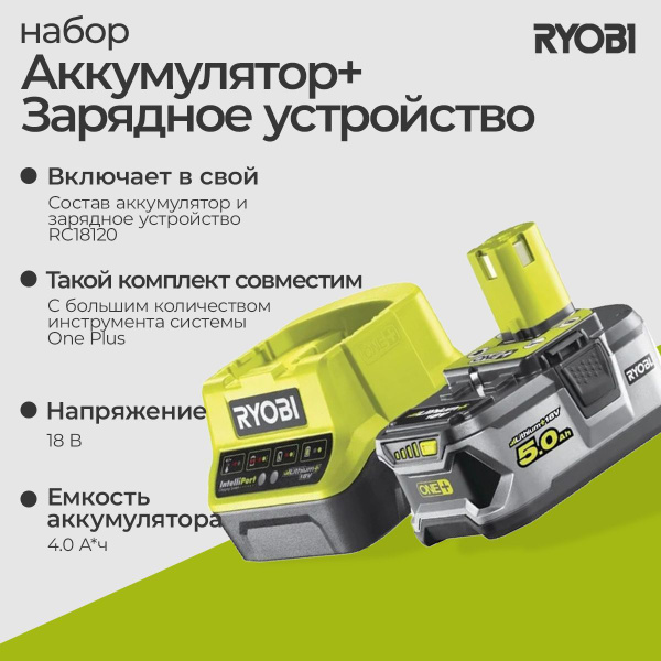 Внешний аккумулятор (Power Bank) Ryobi ONE+ RC18120-250 купить c ...