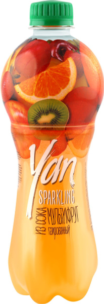 Напиток сокосодержащий YAN Sparkling мультифруктовый газированный, 0.47л купить на OZON по ...
