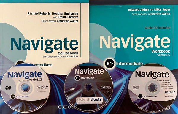 Учебник + тетрадь Navigate Intermediate B1+ Coursbook + Workbook with ...