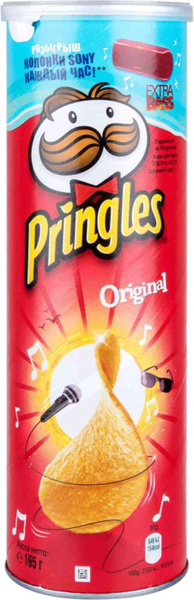 Чипсы картофельные Pringles Оригинальные, 165 г, 1 шт купить на OZON по низкой цене (1762054586)