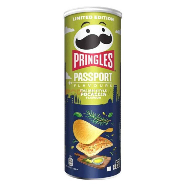 Характеристики Чипсы Pringles Passport Italian Style Focaccia, 165 гр ...