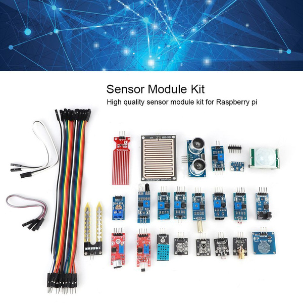 Комплект сенсорного модуля 22-в-1 для Arduino Raspberry Pi IoT, стартовый набор для обучения ...