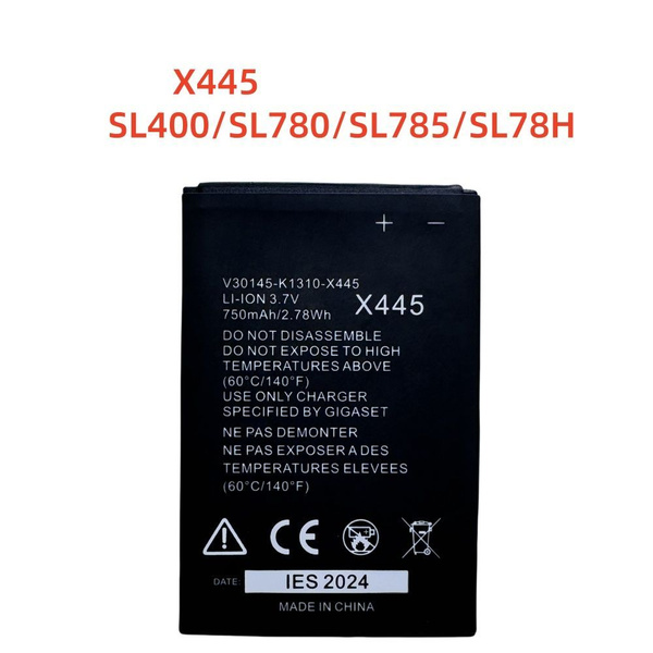Аккумулятор для X445 Siemens Gigaset SL400 SL780 750мАч купить на OZON ...